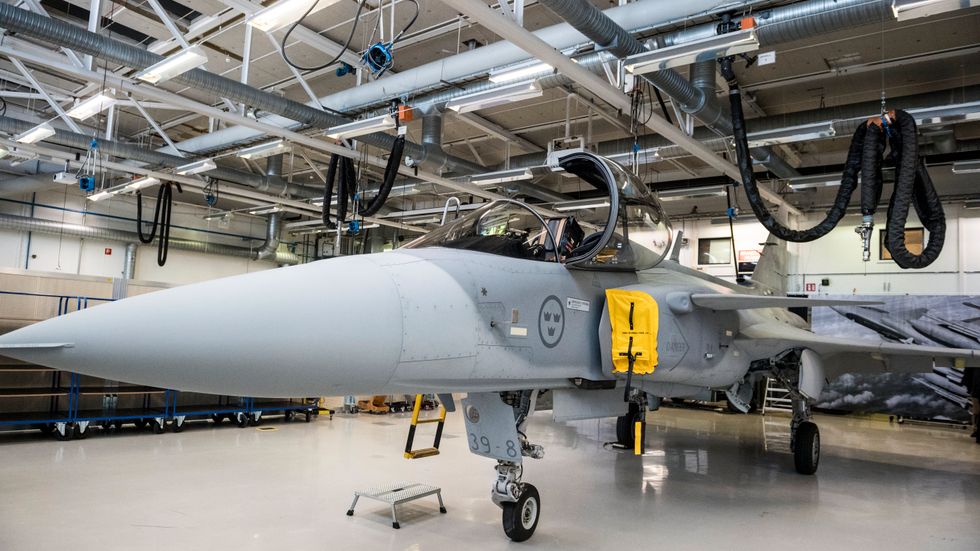 Saab hoppas på Gripen | SvD Saab hoppas på Gripen | SvD